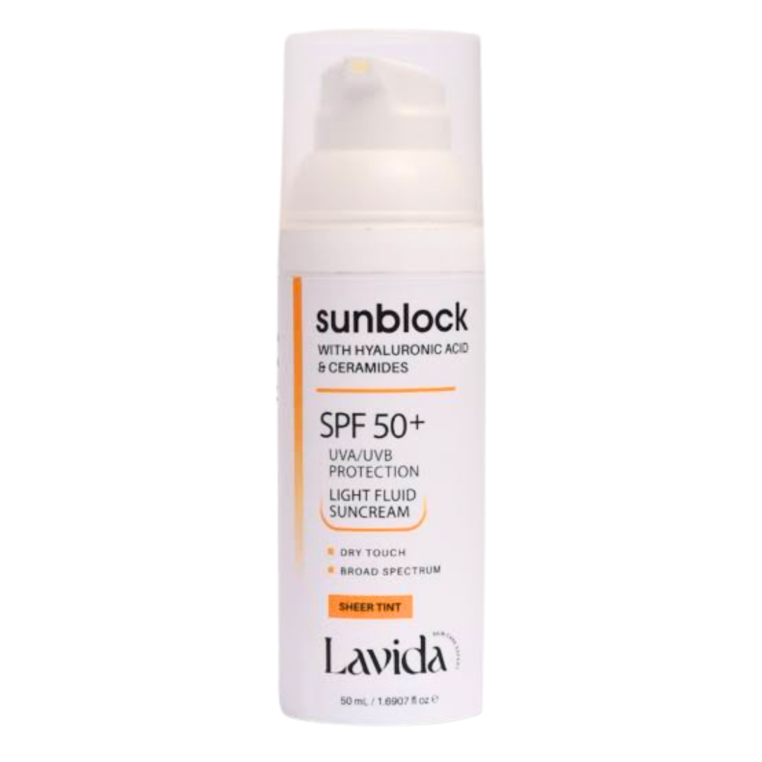 Lavida Tinted Sunblock SPF 50+ – Dermlax Shop